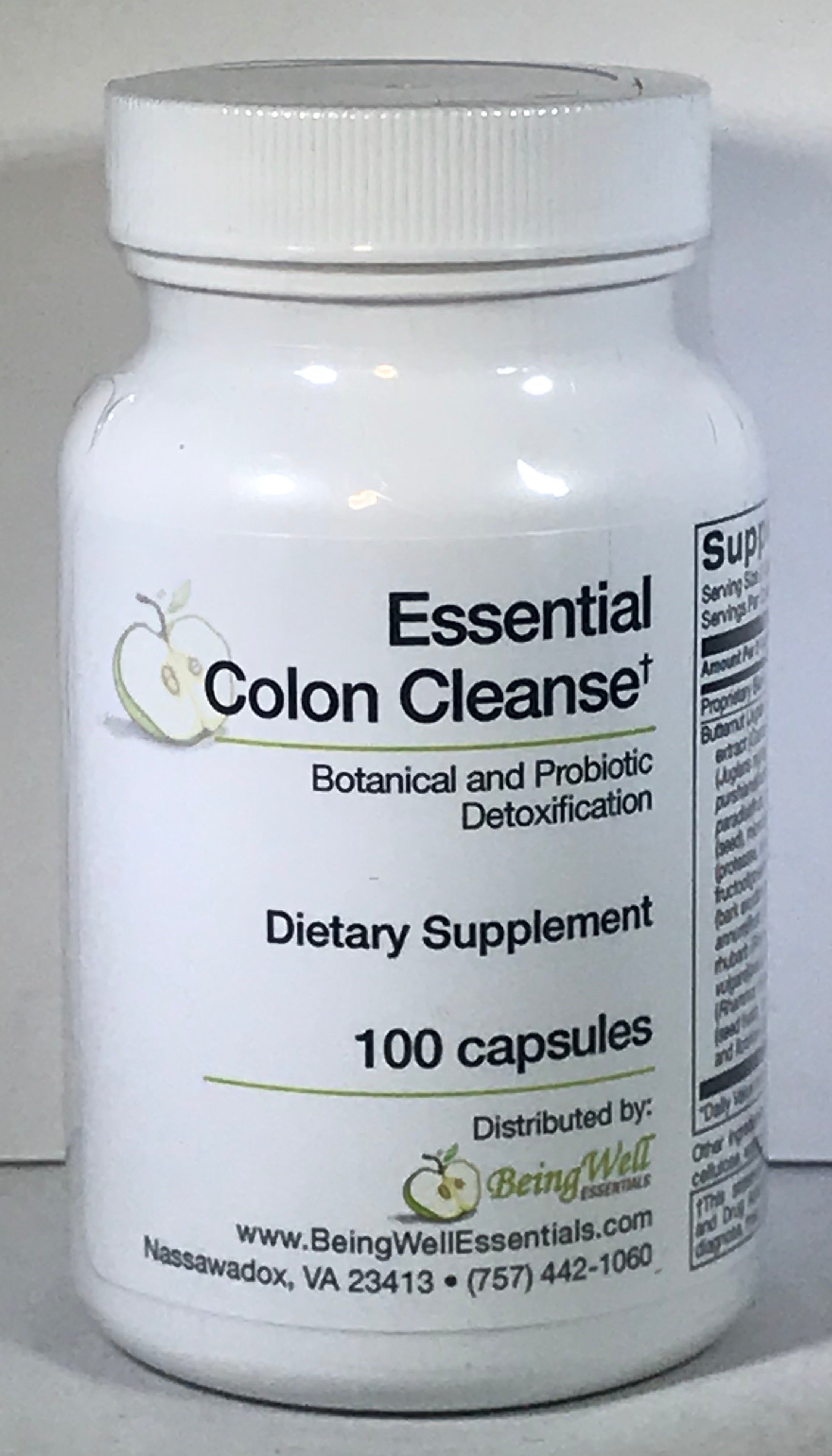 Essential Colon Cleanse - Botanical & Probiotic Detoxification -100 ca ...